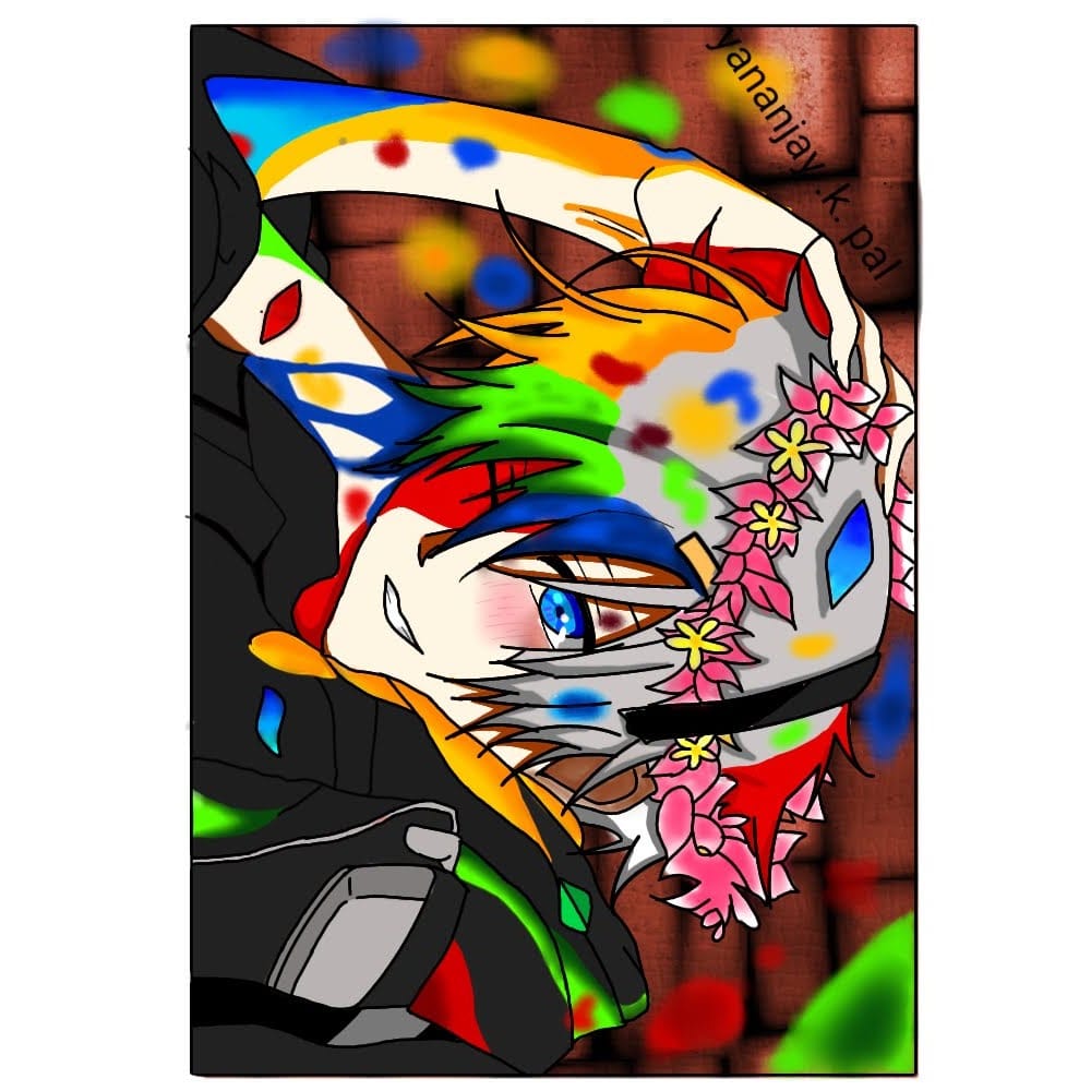 Holi special digital Baba pal - Illustrations ART street