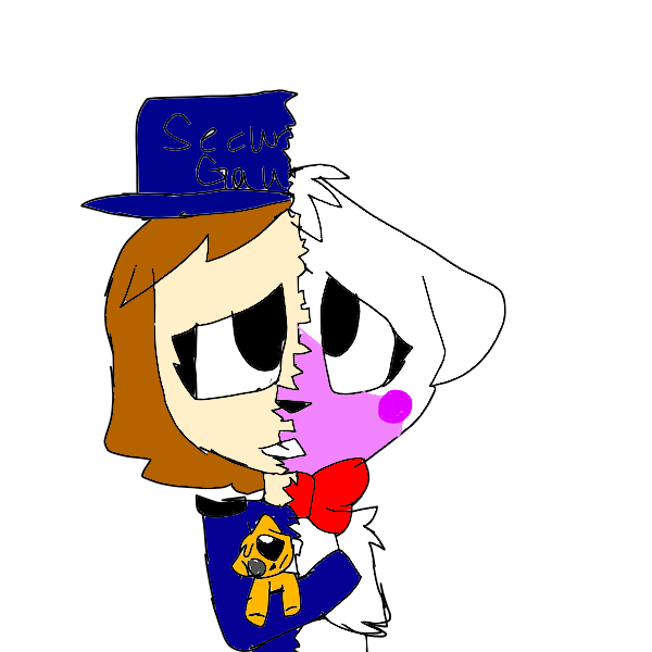 Funtime frexy human and animatronic Pupperton - Illustrations ART street