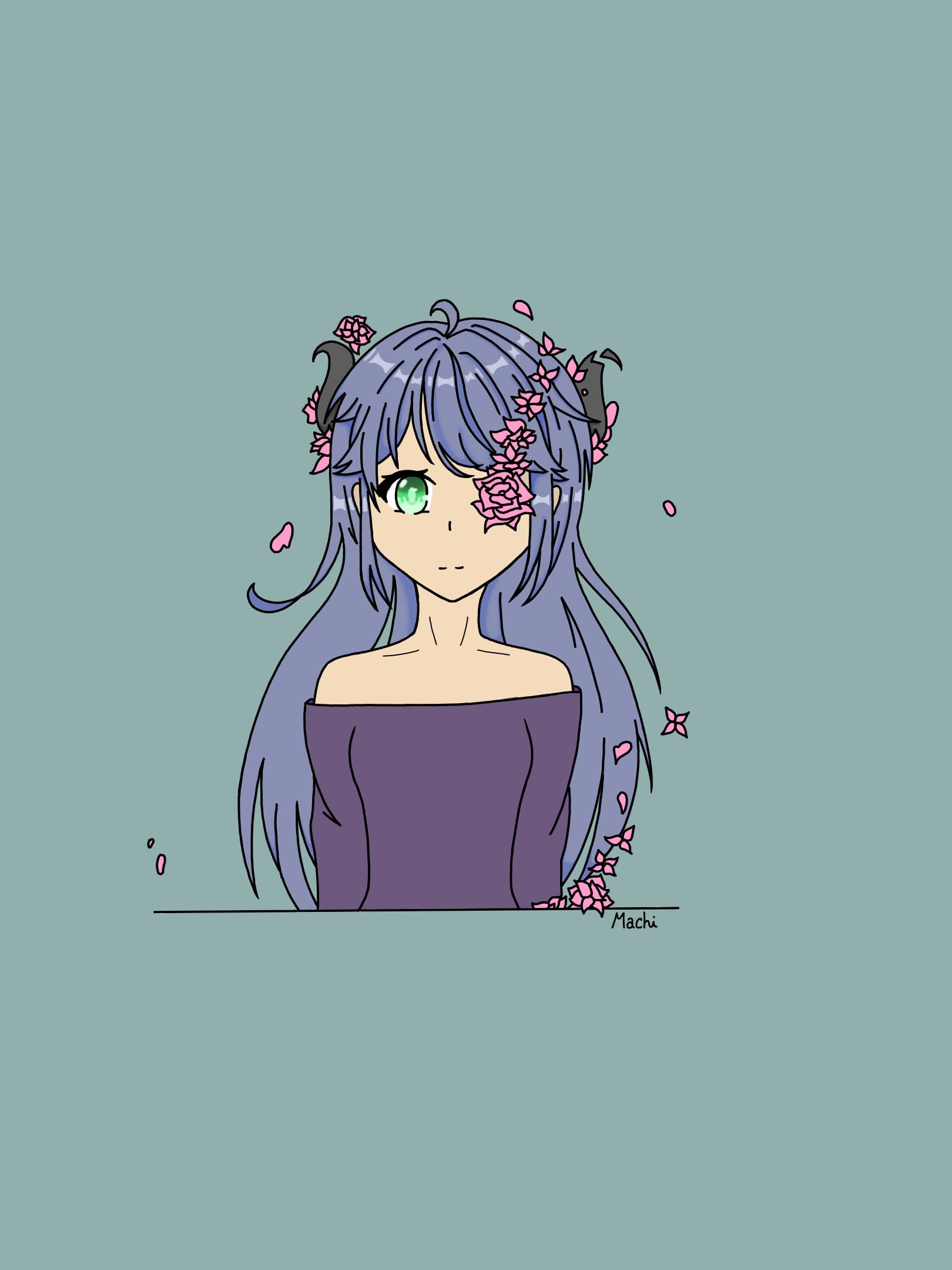 Flower demon Machi.00 - Illustrations ART street