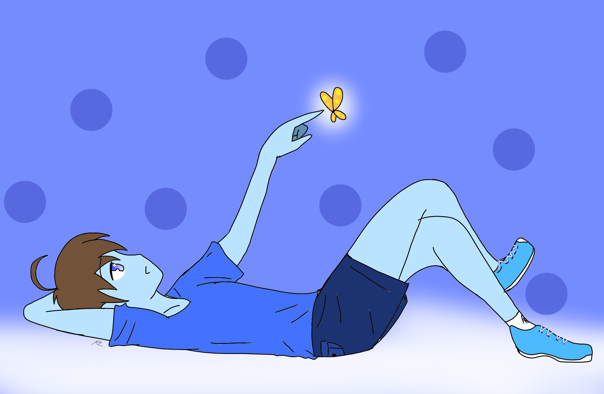 -very blue Gore - 插图 ART street
