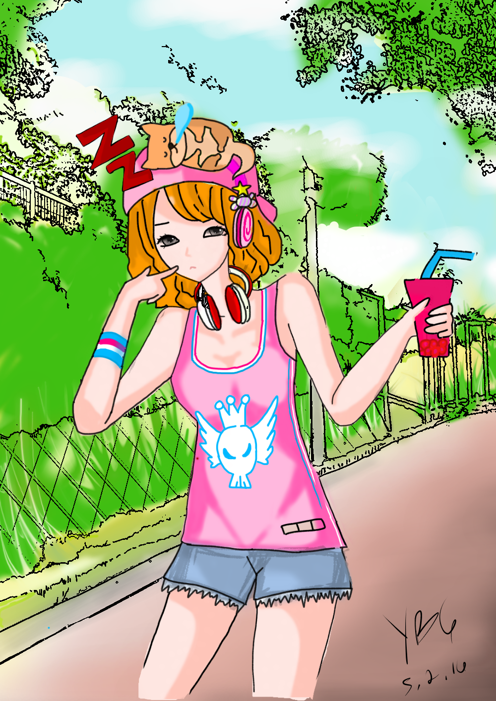 Line play avatar Kero - Illustrations ART street