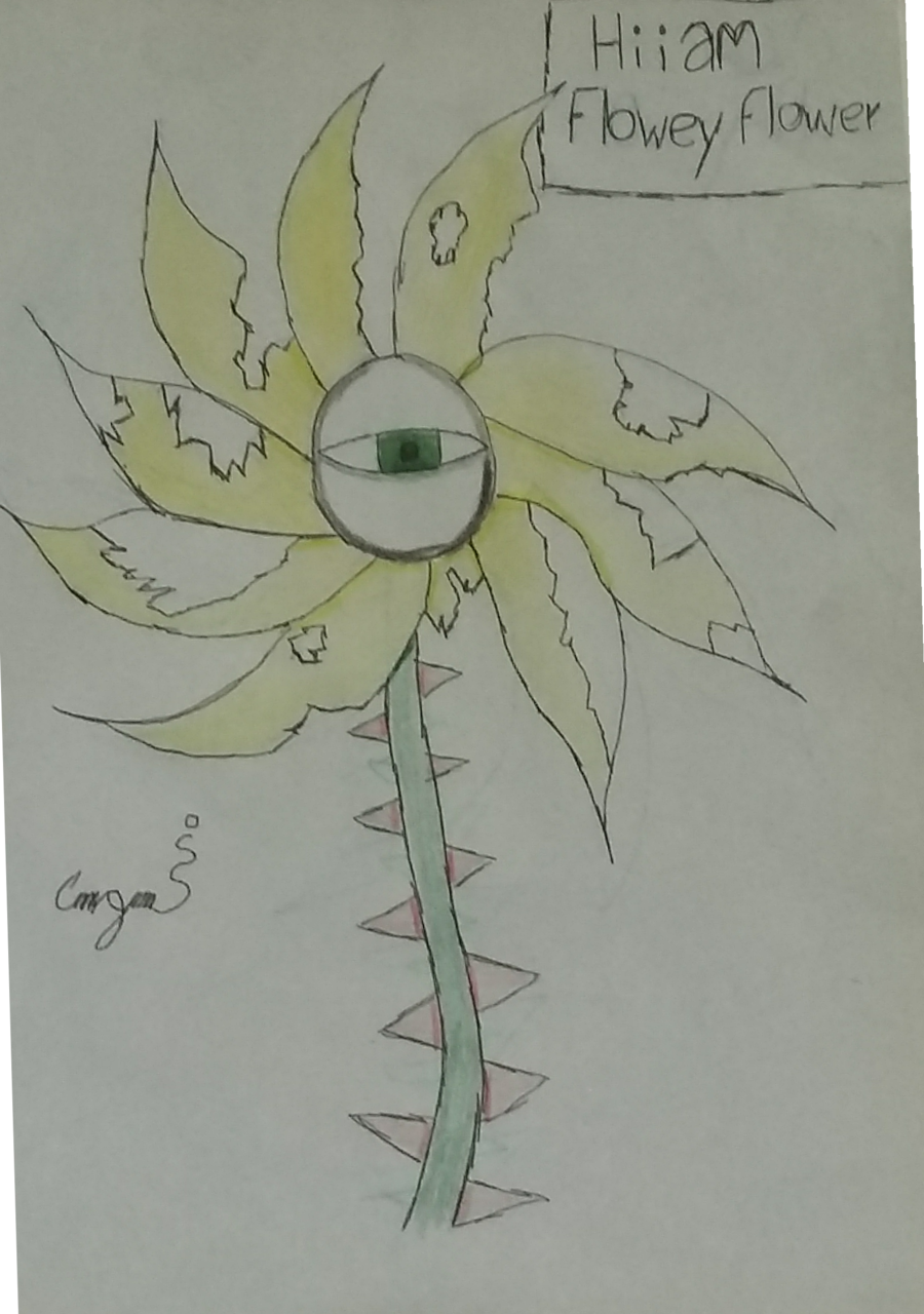 flowey horrortale Cesash 1 - 插图 ART street