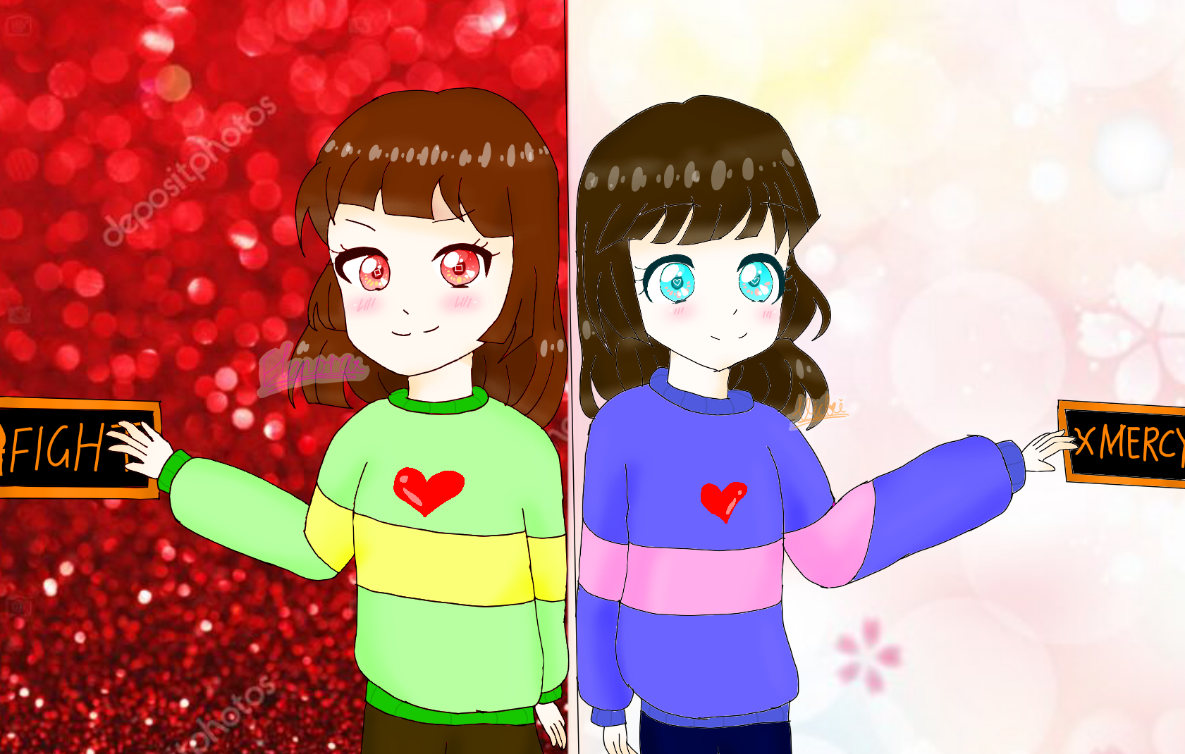 【Undertale】Fight or Mercy 小樱Sakura - 插图 ART street