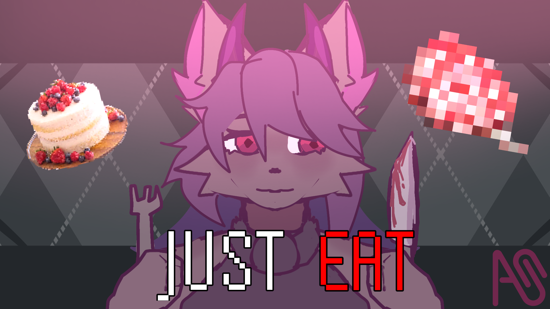 Just EAT Animation meme Amethyst_Artz - Illustrations ART street