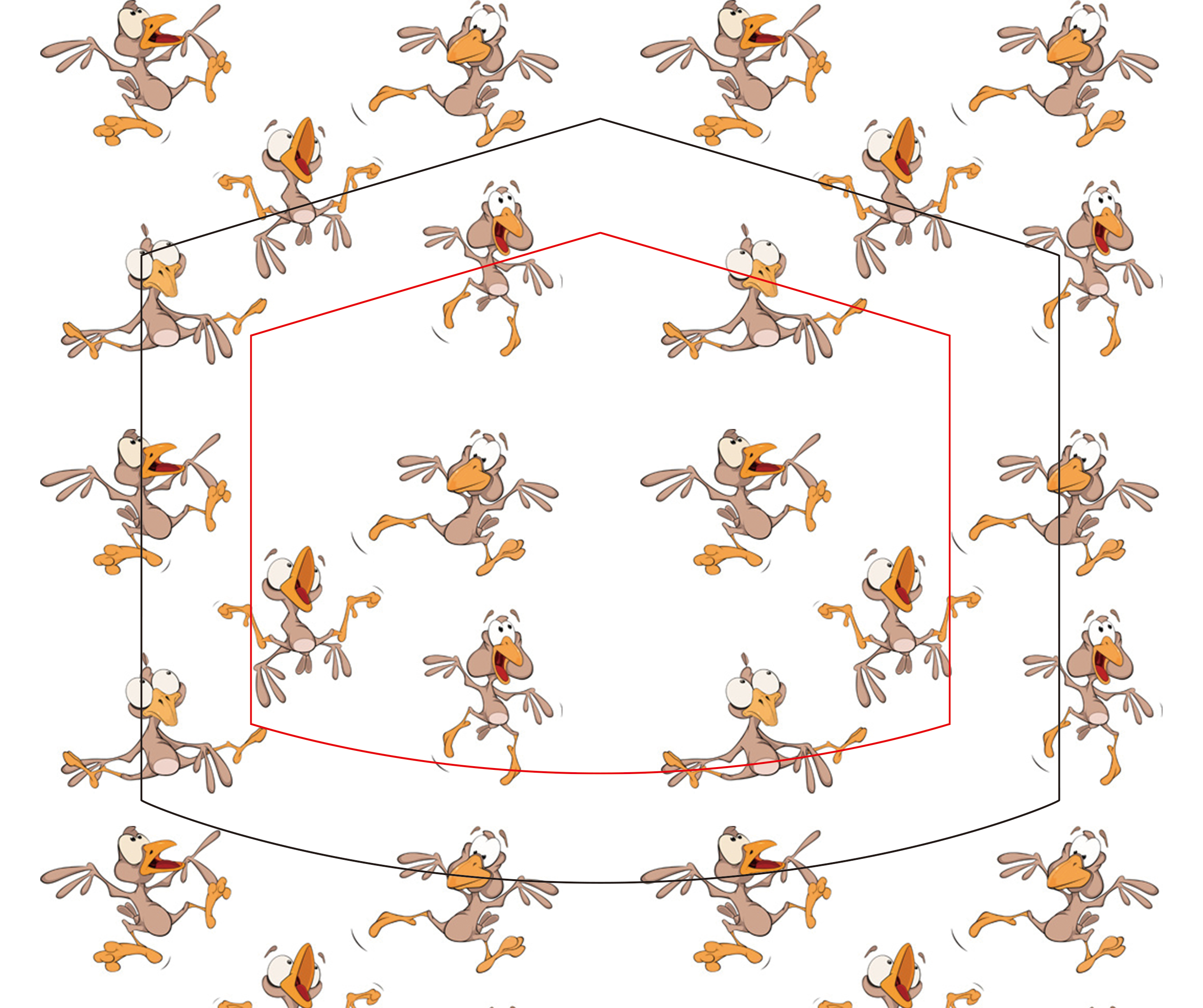 Bird pattern Nazi joon - Illustrations ART street