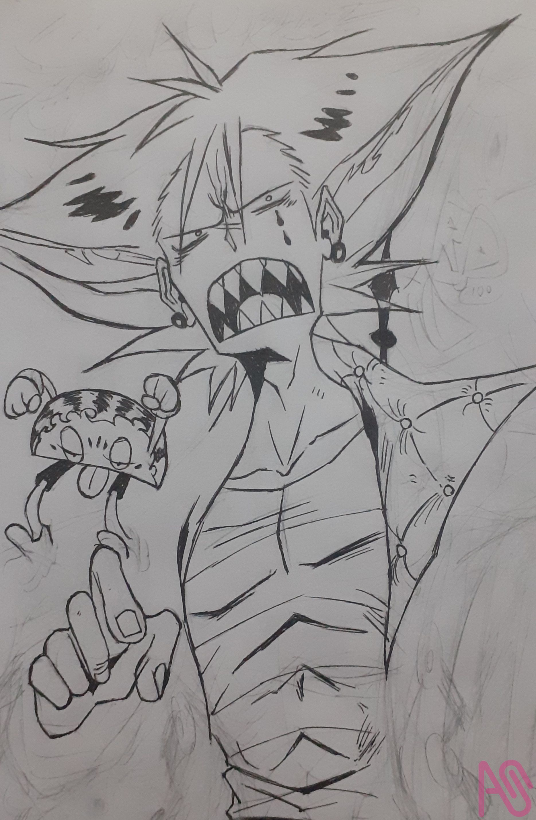 (WIP) Watermelon guy BDott - Illustrations ART street