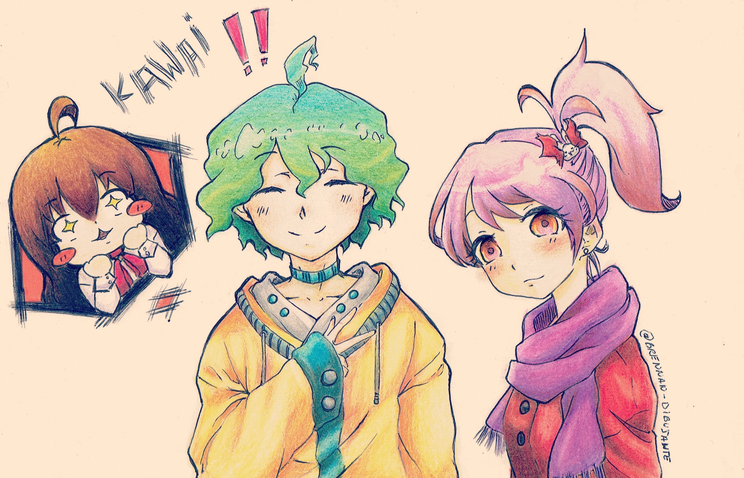 Terminado!!!!! Con color xD Brennan dibujante - 插图 ART street