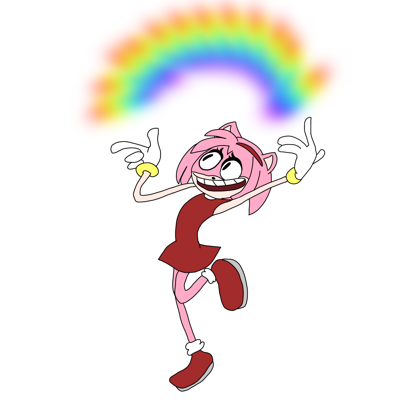 AMY ROSE! ️Girlfriend fnf ️ - Illustrations ART street