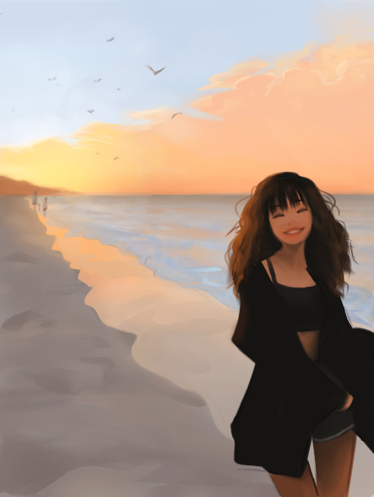 beach waves marimo_can_draw - Illustrations ART street
