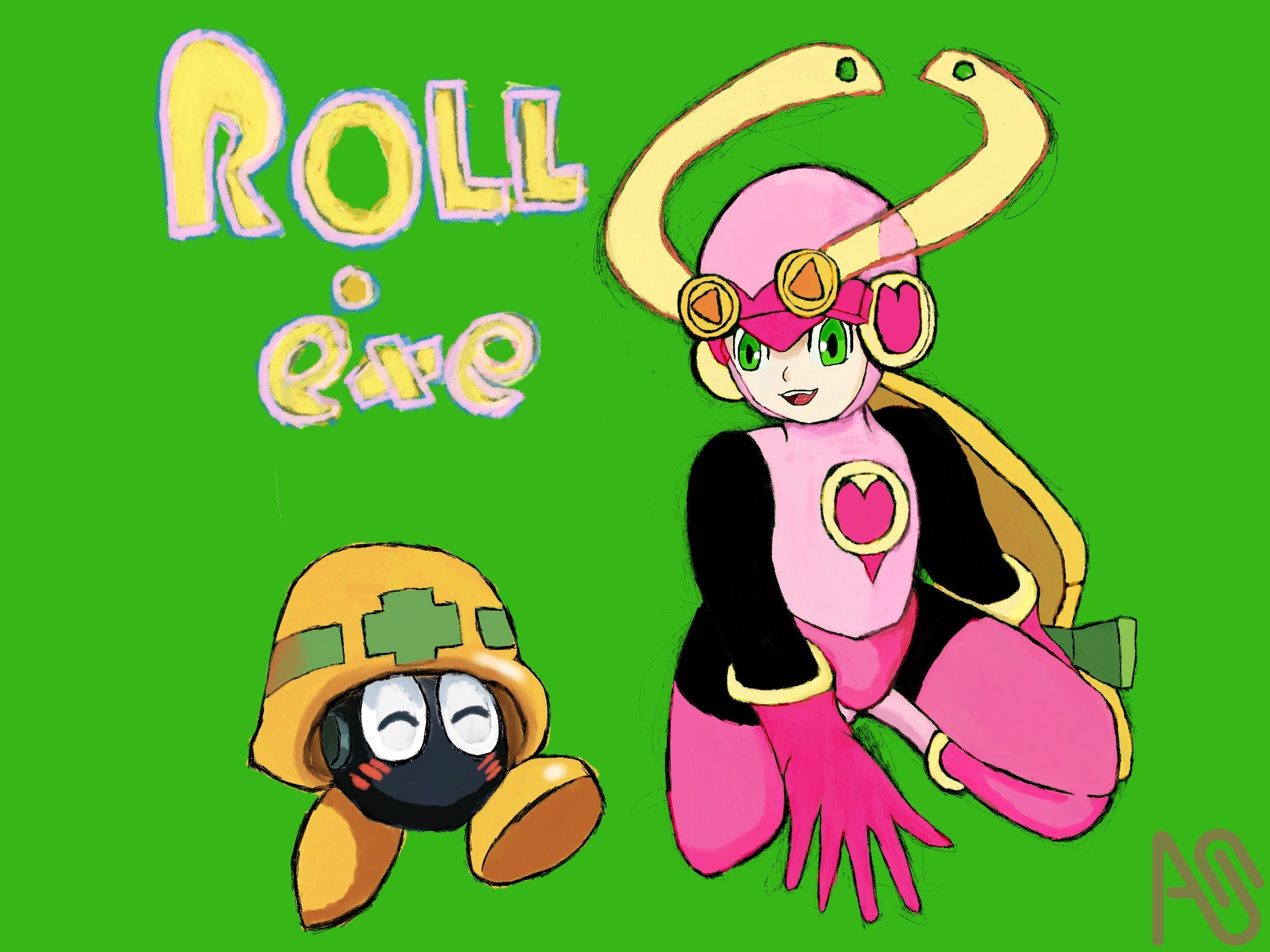 Roll and mettuar from mega man battle network. megamagi - Illustrations ...