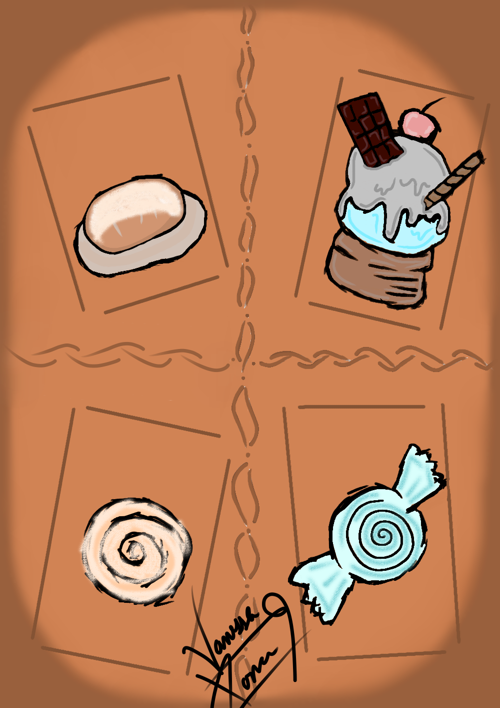 Menu UwU MyDrawingLop - Illustrations ART street