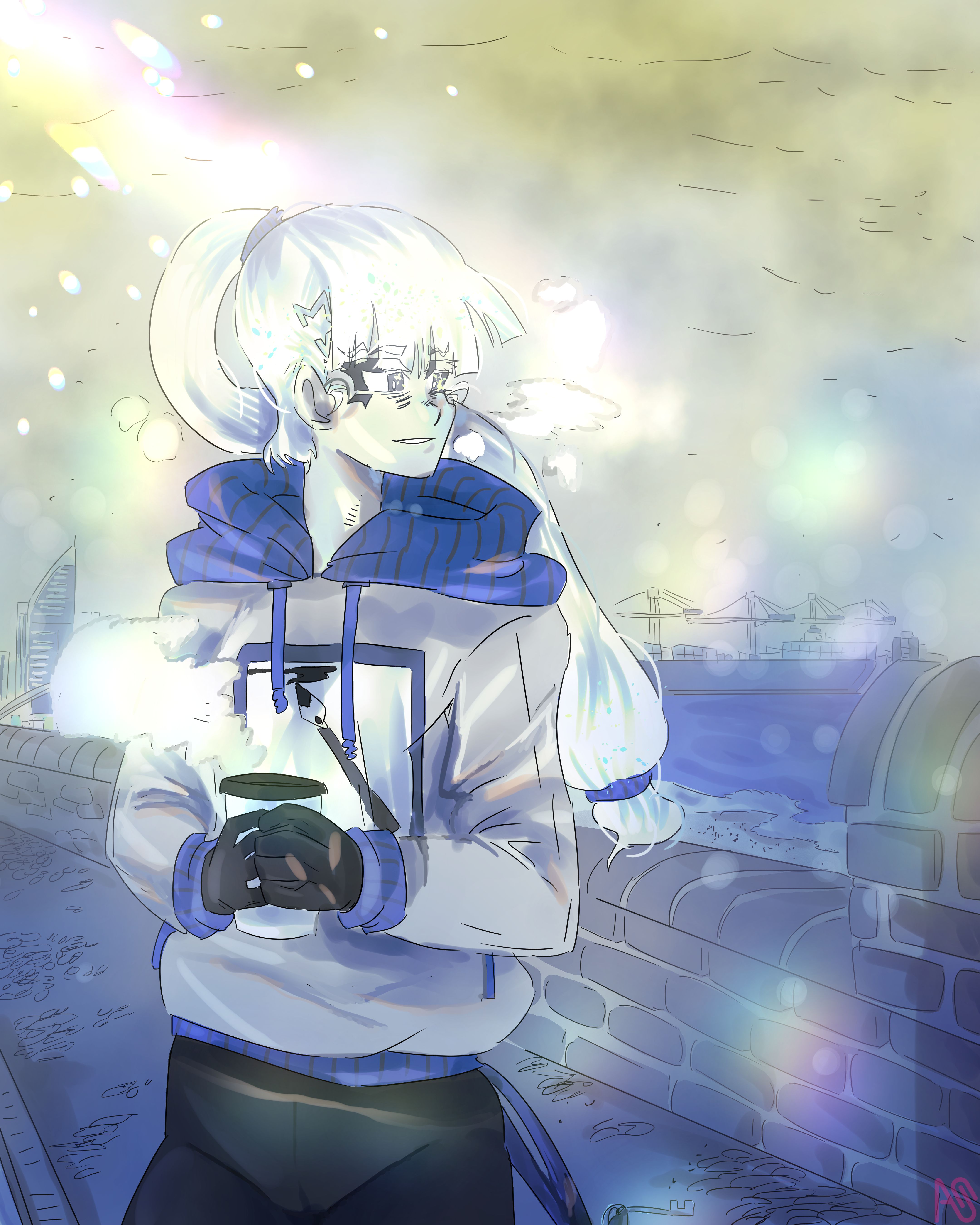 Rainy day and coffee Raek - Illustrations ART street