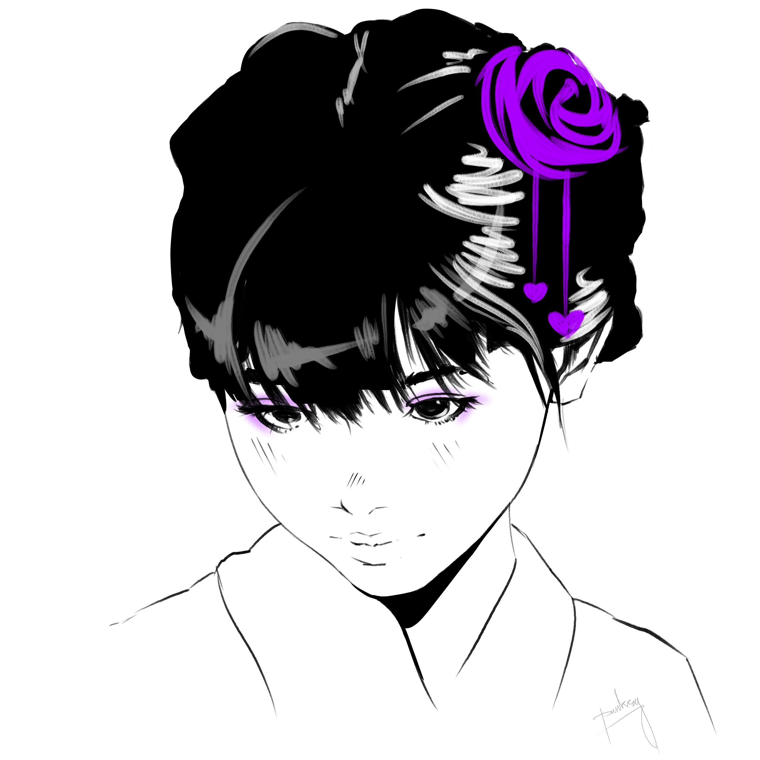 Japan girl Sergey Orlov - Illustrations ART street