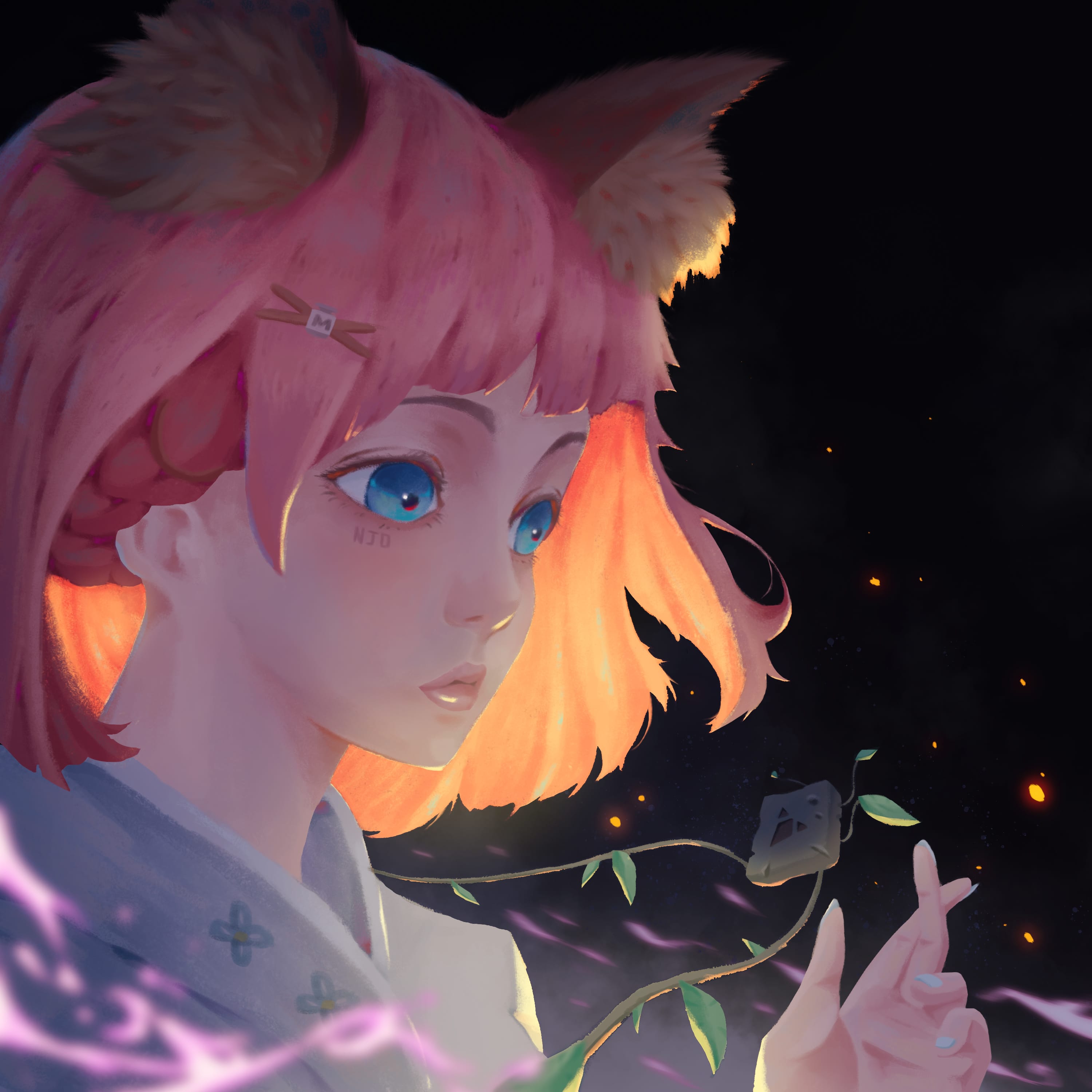 foxy lovely girl portrait DexMax - Illustrations ART street