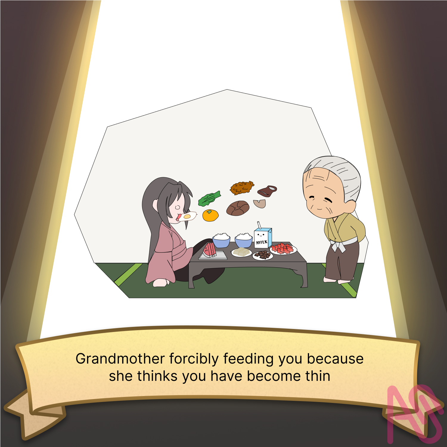 Grandmother Characteristics BiBumsoo - Illustrations ART street