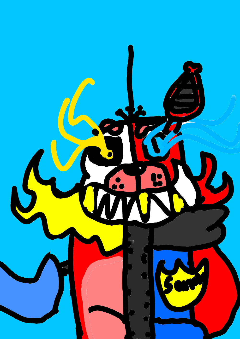 comic fox fusion sans and foxy Jeremiah cool ink - Illustrations ART street