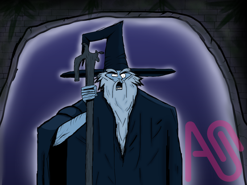 Disgusted Blue Wiazard SussyoMcDukyo - Illustrations ART street