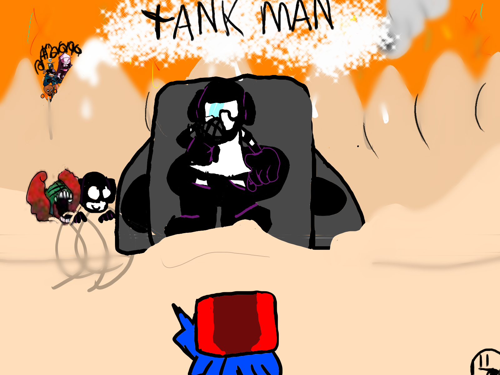 TANKS BECOME REAL Mask - Illustrations ART street