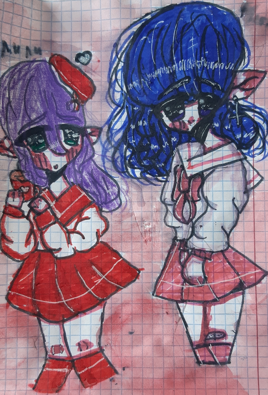 Me and my friend MaryU - Illustrations ART street