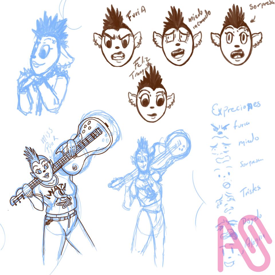 miss punk gatosol - Illustrations ART street