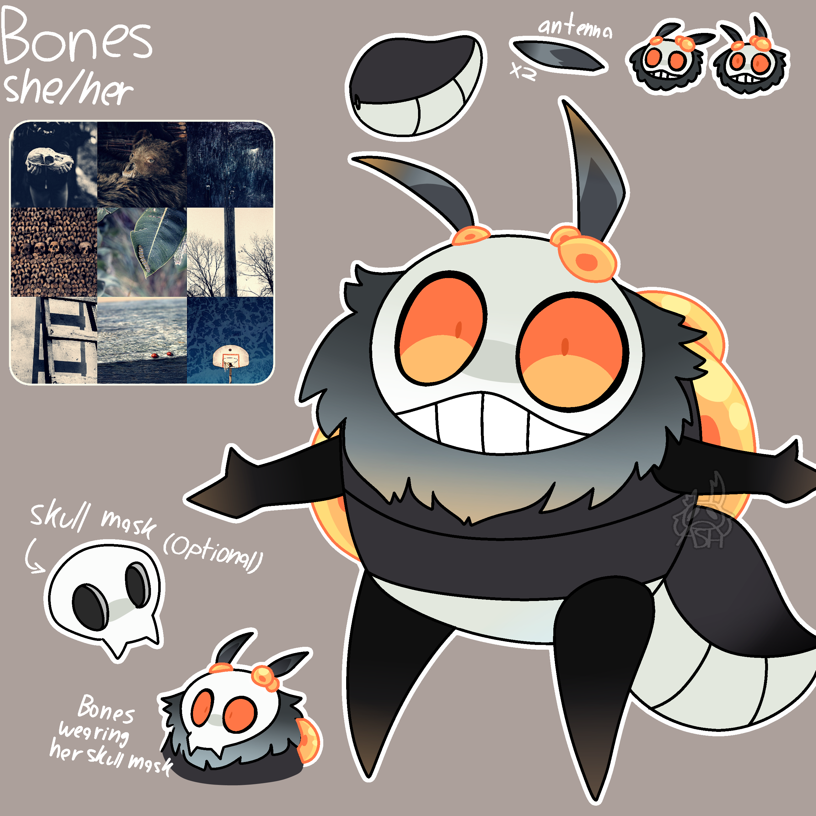 Bones (mini ref sheet) Gloomy 👑 - Illustrations ART street
