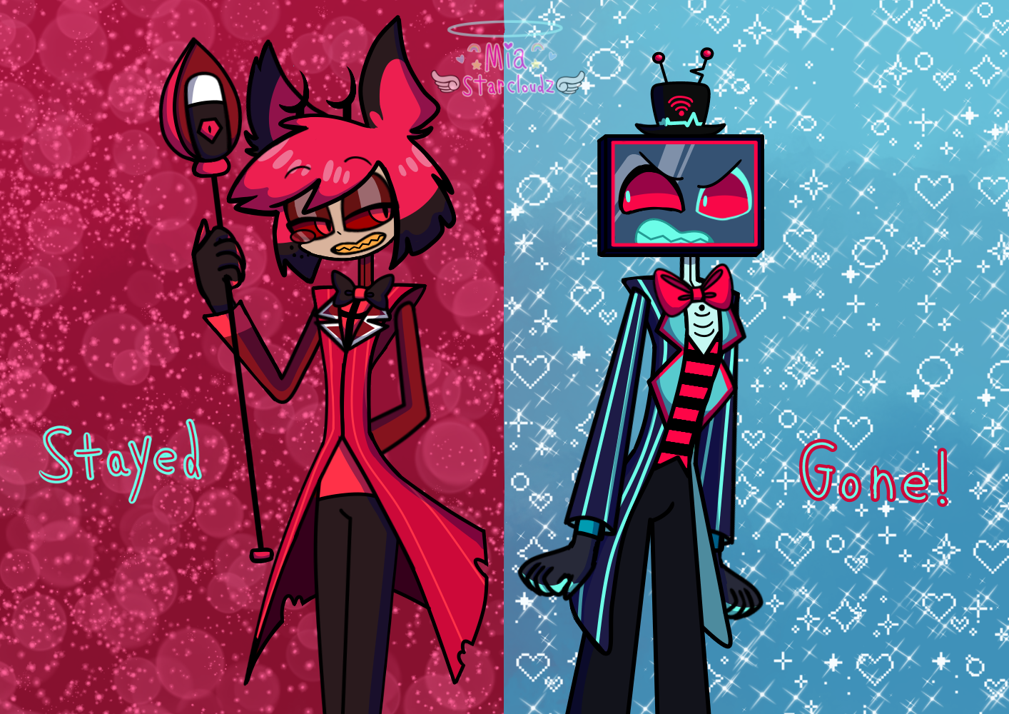 🖥⚡💙Stayed Gone!!! 🎙📻 ☆Mia Starcloudz☆ - Illustrations ART street