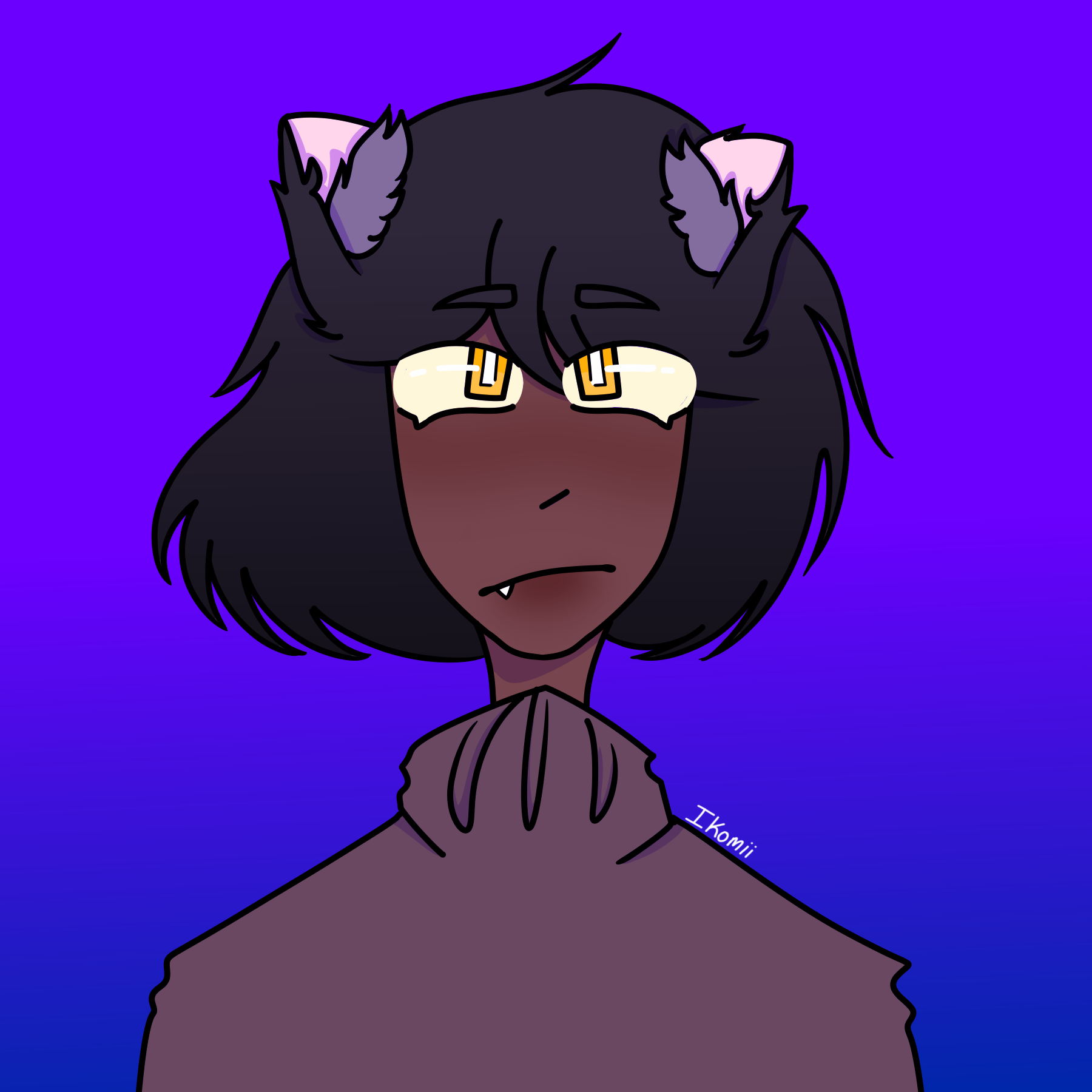 I tried to draw a cat girl ^^ Ikomii - 插图 ART street