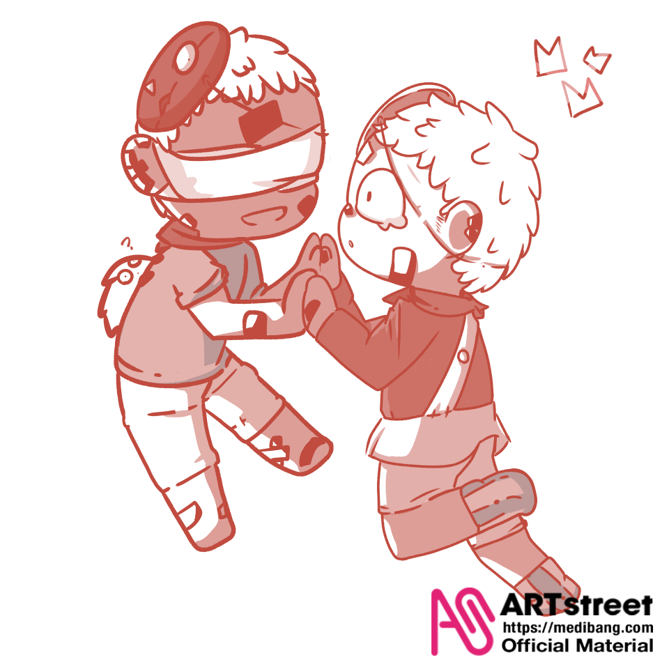 before and after HaHu - Illustrations ART street