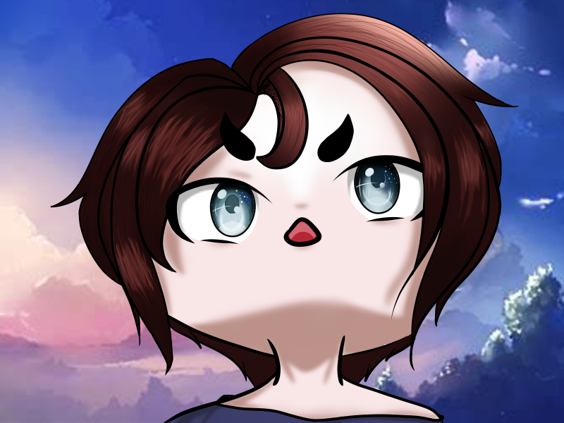 my first digital drawing QwQ smolBean>:3 - Illustrations ART street