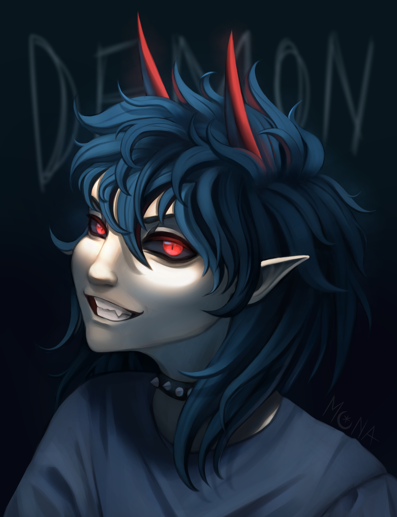 Demon Boy Muna Sketches - Illustrations ART street