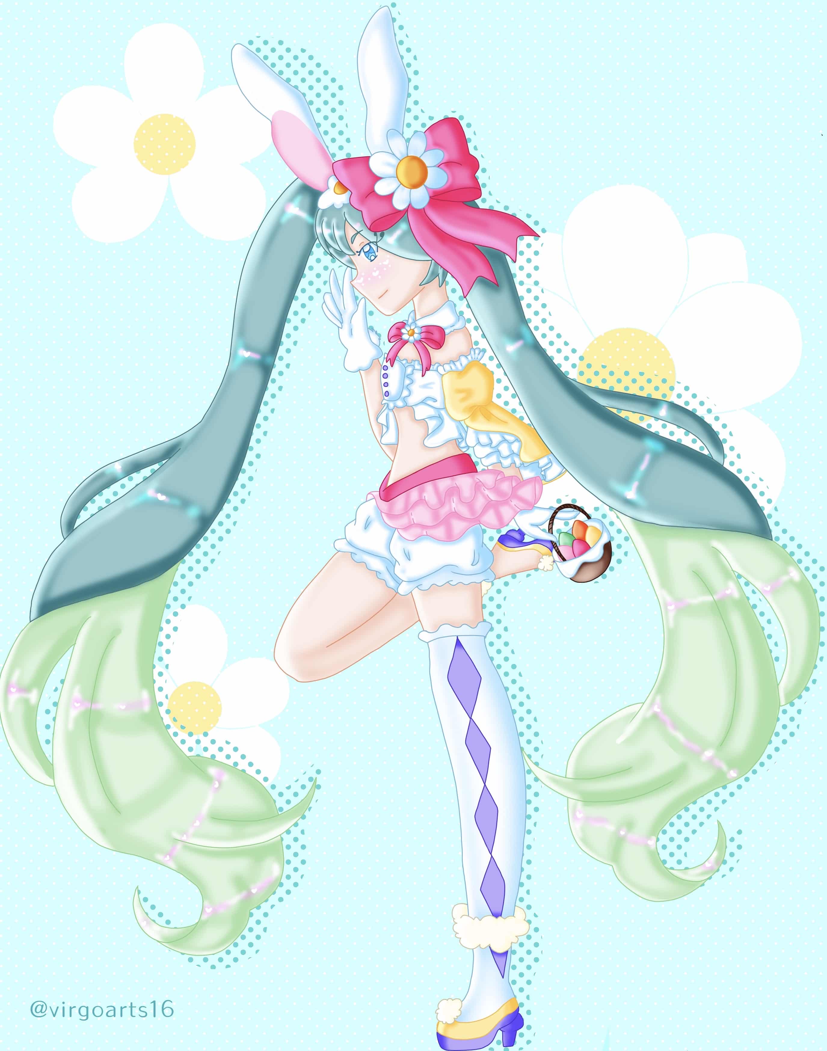 🌸Easter Miku🌸 cureup.rapapa - 插图 ART street