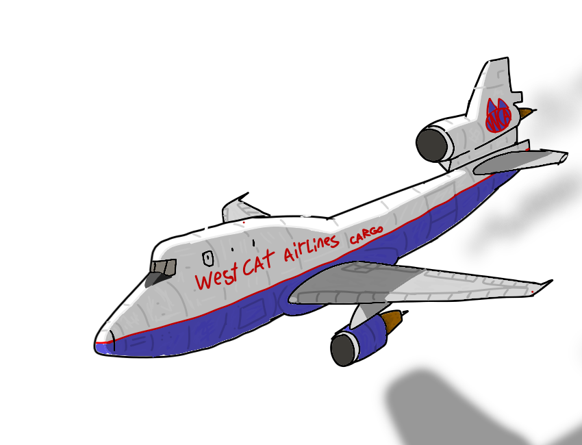 747 Tri Star Catboi animations - Illustrations ART street