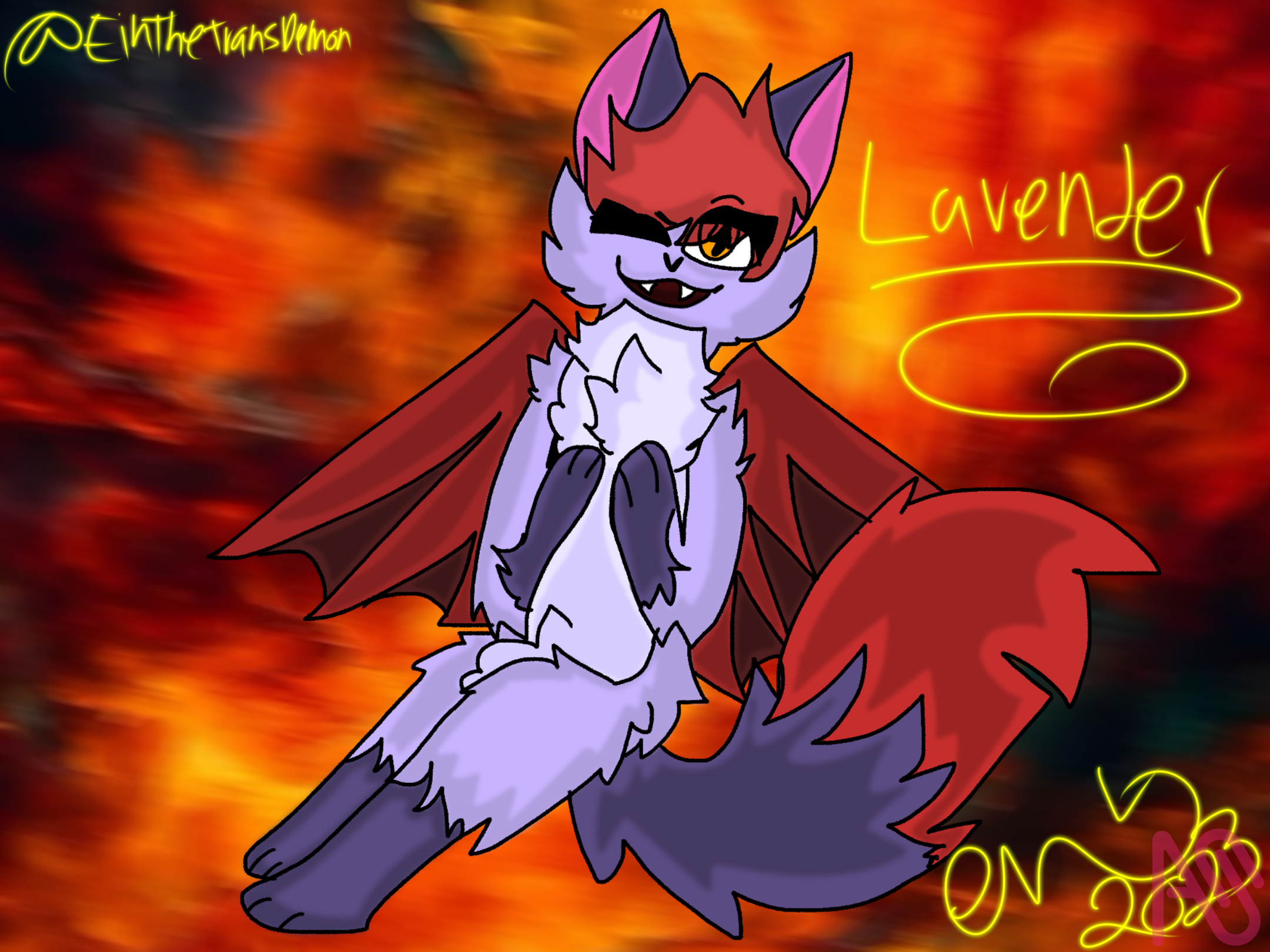 Lavender!!!! (Request from Pinktailartz) EinTheTransDemon ...