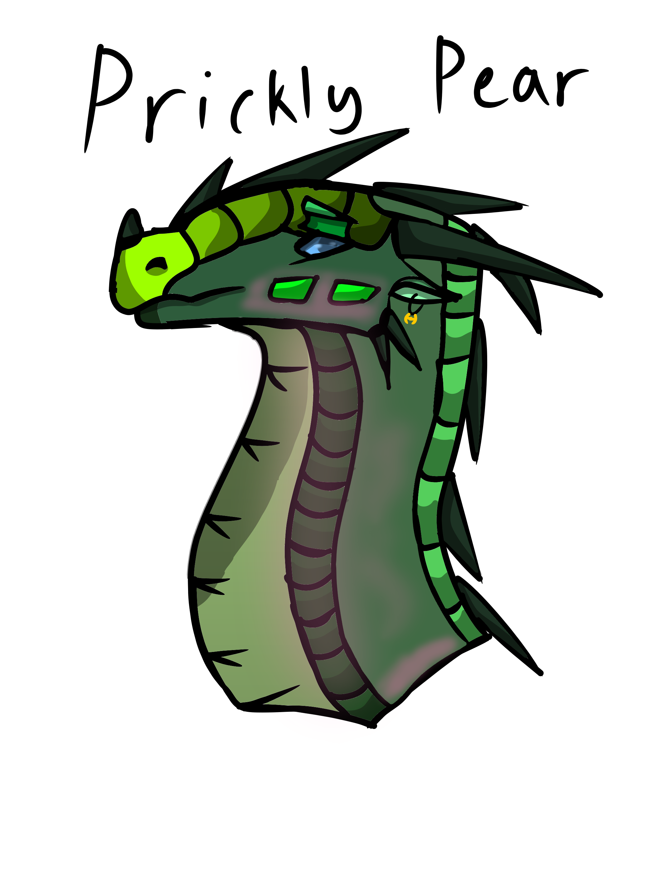 prickly pear dragon (WoF) EagleRAGE114 - 插图 ART street