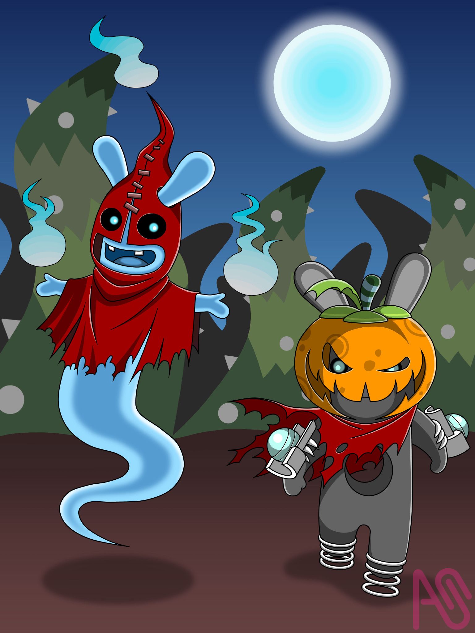 Peekaboo and Hopper -Mario+Rabbids Kingdom Battle- bay-k-hassy ...