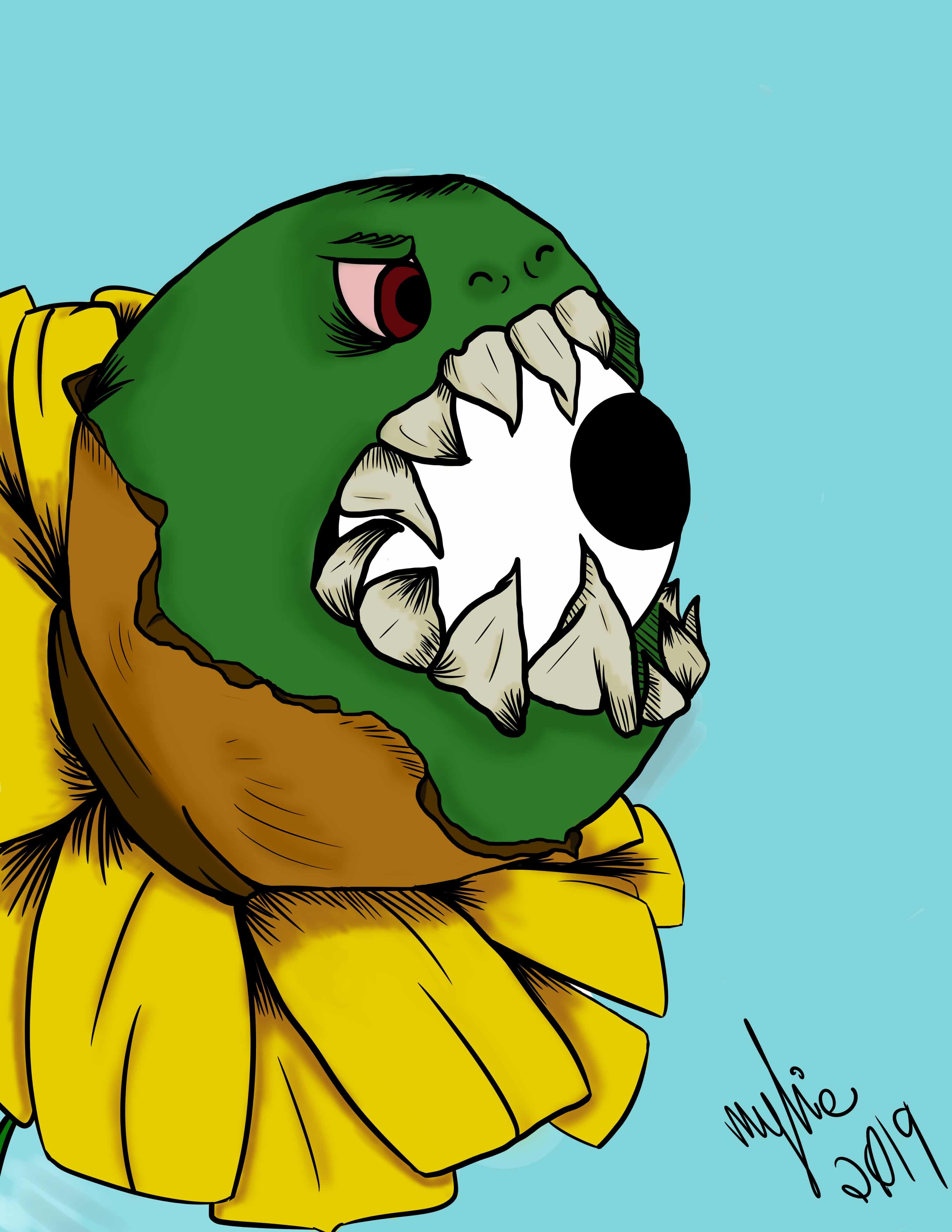 Flower Monster Mykie Leigh - Illustrations ART street