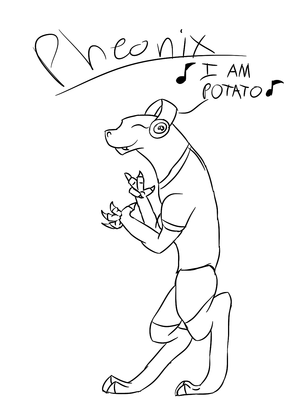 Phoenix the Raptor Winding Wires - Illustrations ART street