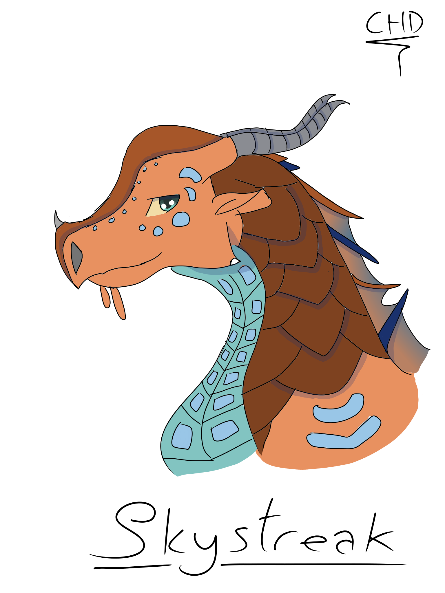 New WoF OC! CrazyHorseDragon - Illustrations ART street