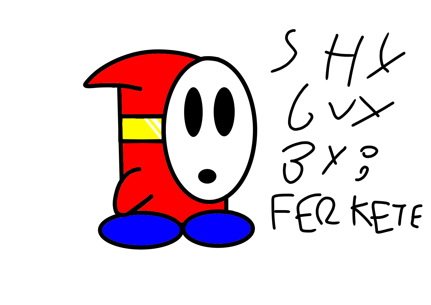 Shy Guy Fer el wey k dibuja - 插图 ART street