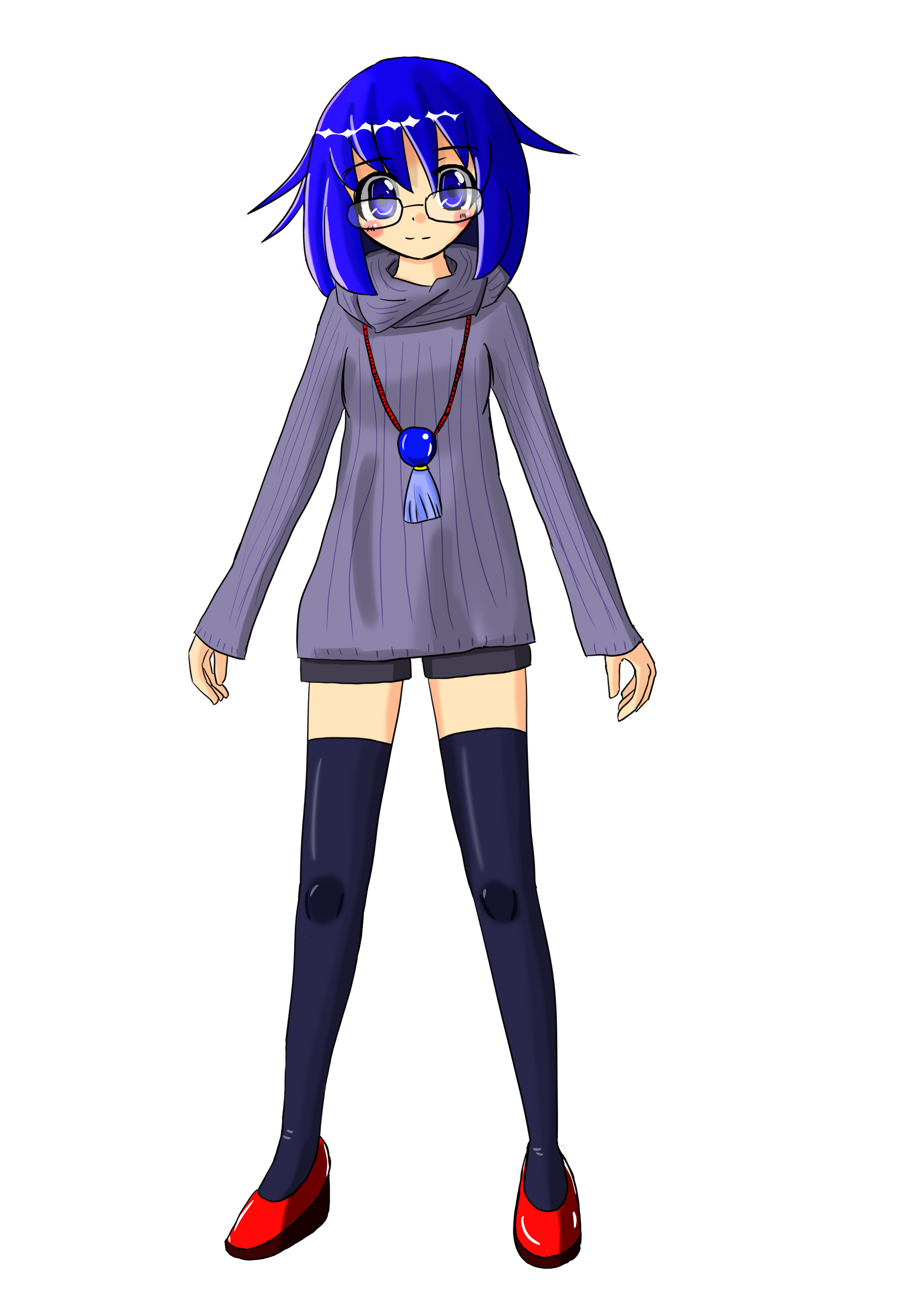 Glasses Girl Yipちゃん ひとはhitoha - Illustrations ART street