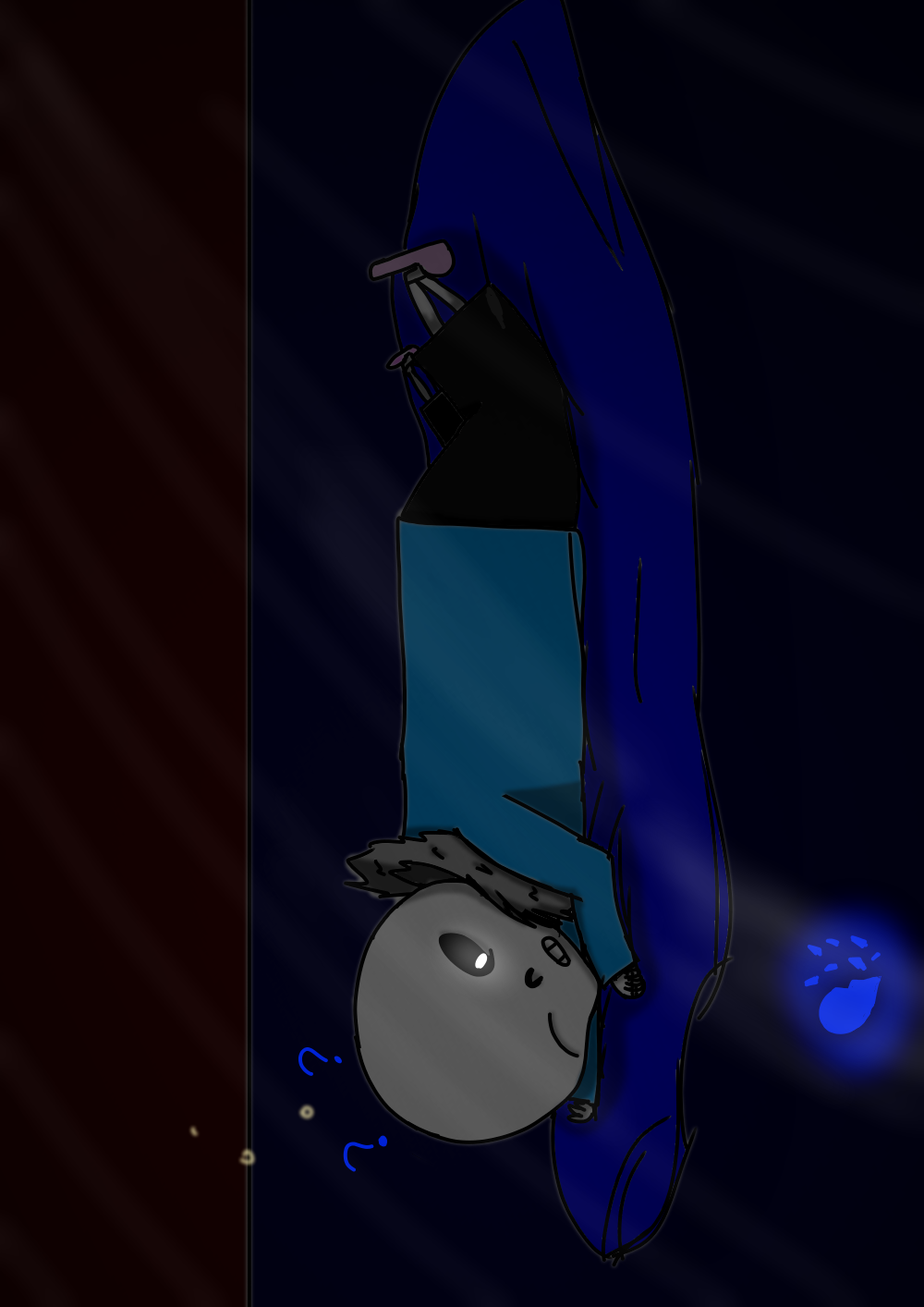 Sans in the night Meru_the_fish - Illustrations ART street