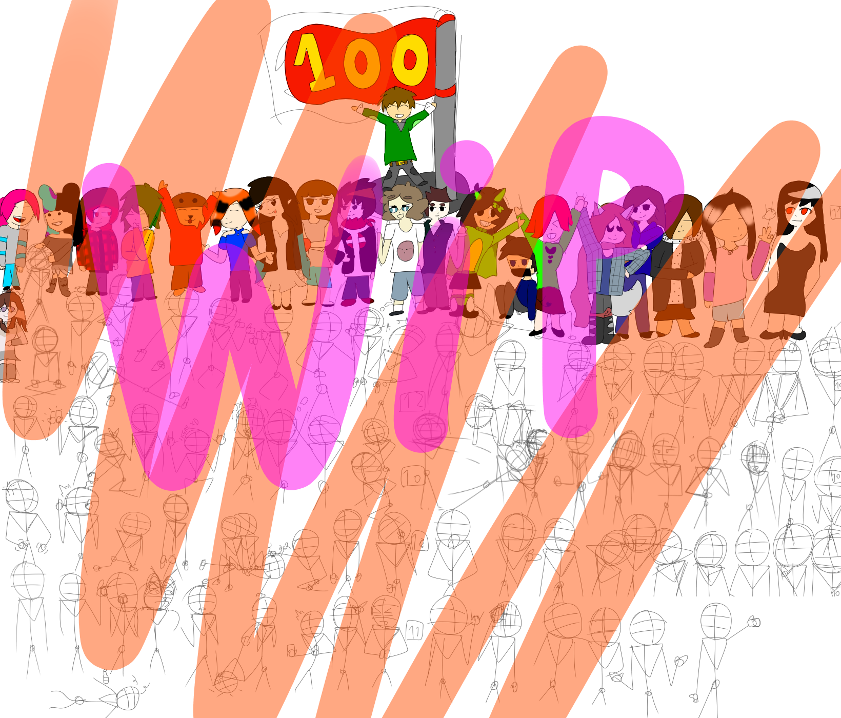 Wip5 - 100 Fideos - Illustrations ART street