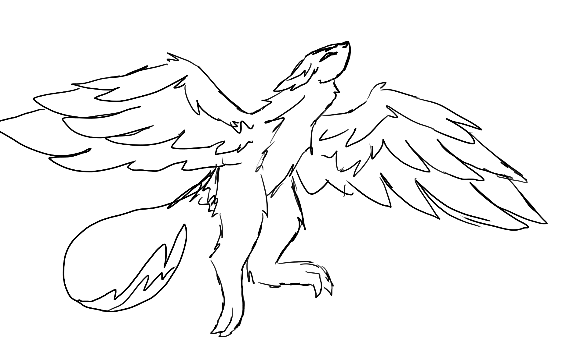 WindLofts FTU bases! 🐾Flameteeth Draws🐾 - Illustrations ART street