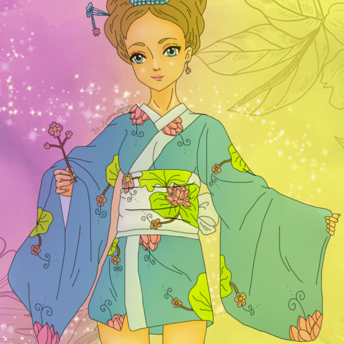 Flower Princess - Hana IvyHun89 - Illustrations ART street