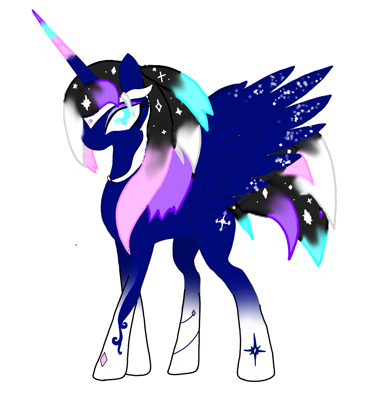 Mlp oc Nebula ♡•Gliztix•♡ - Illustrations ART street