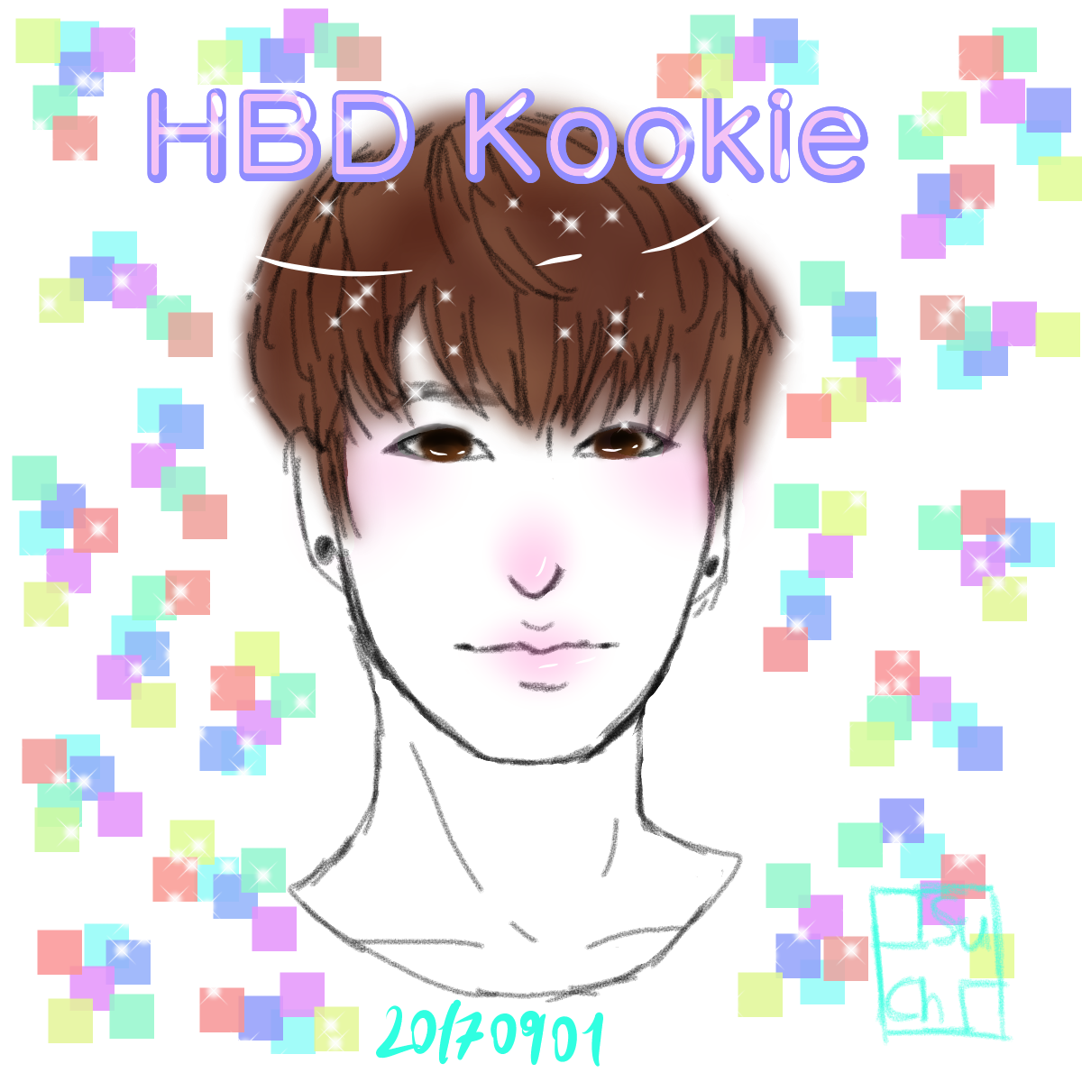 HBD Kookie HimeOfStars - Illustrations ART street