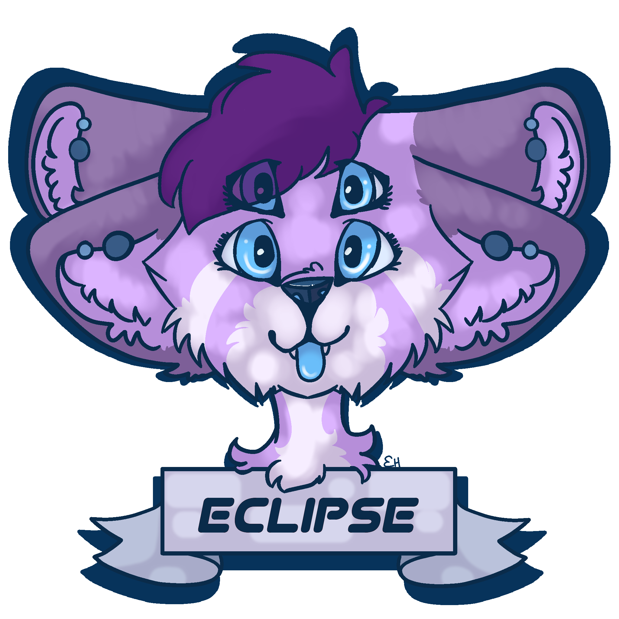 Eclispe Badge Eclipse animates - Illustrations ART street