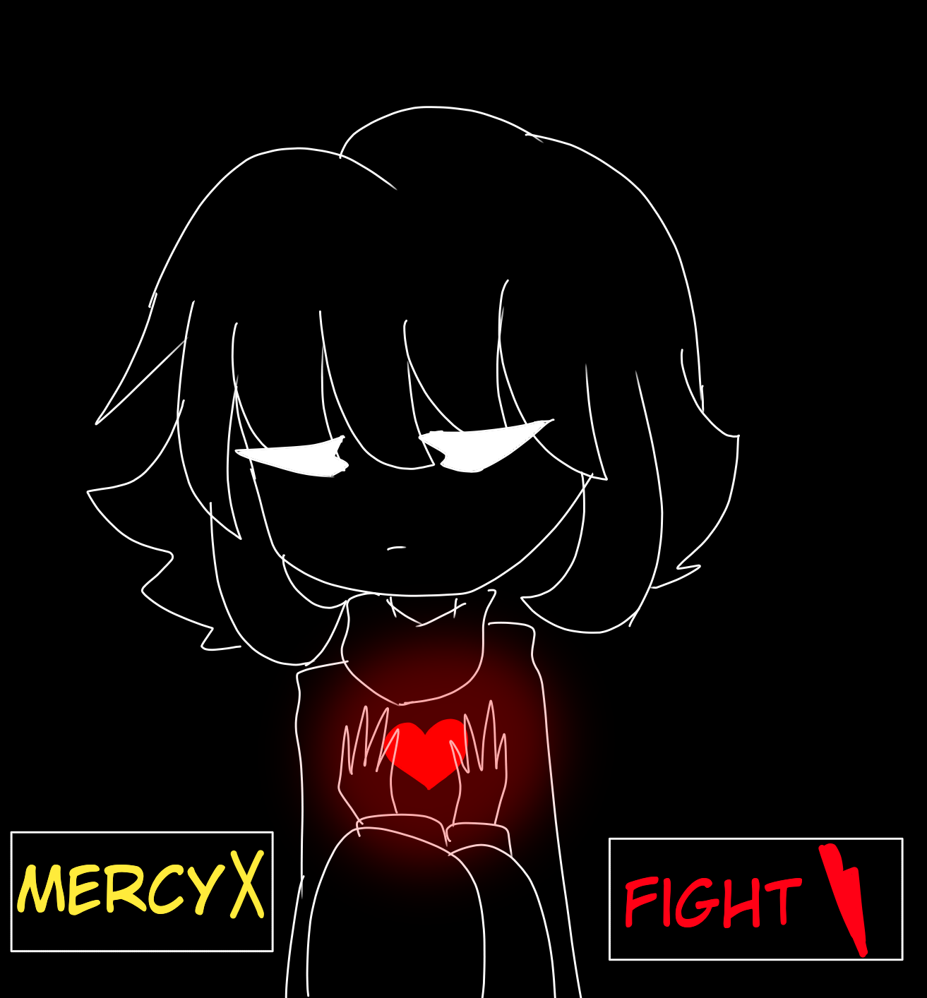 Mercy or Fight ? ( you choose it ) Frisky喵 - Illustrations ART street
