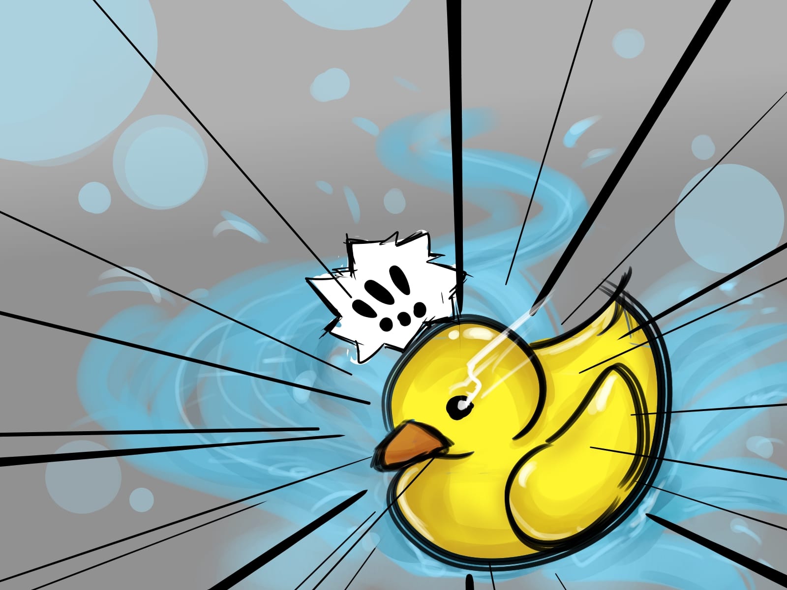 Initial D(uck) vonsviel - Illustrations ART street