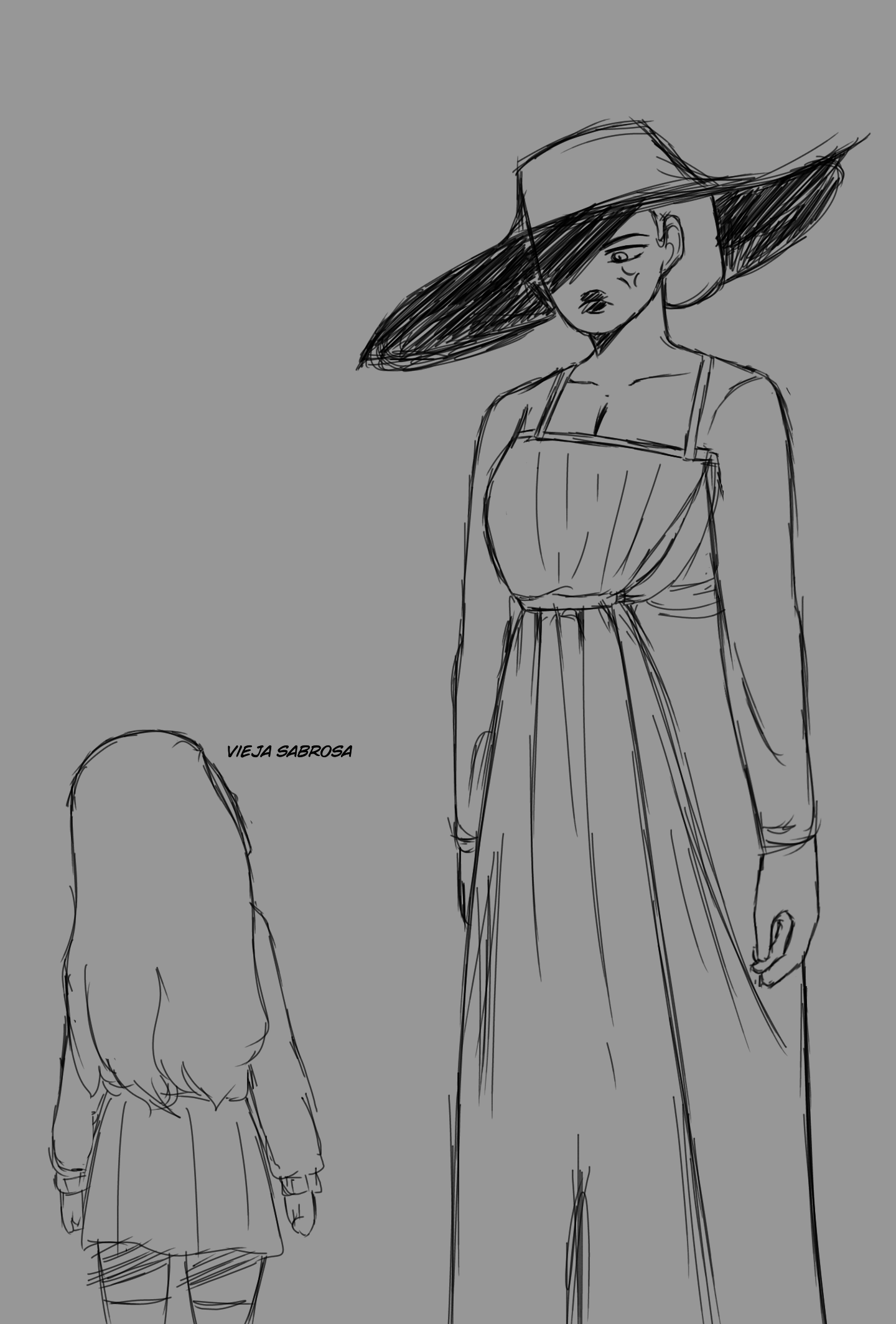 meme resident boceto Her Wns - Illustrations ART street